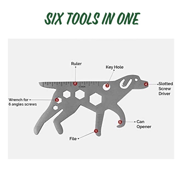 Other | New Irish Setterlabrador Retriever Hunting Dog Shaped Multitool ...
